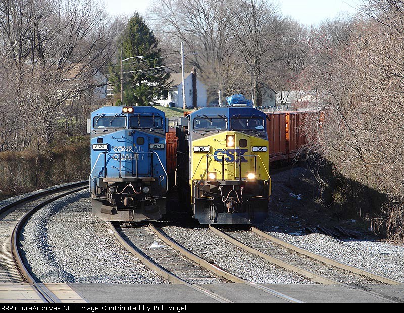 CSX 36 & NS 8374